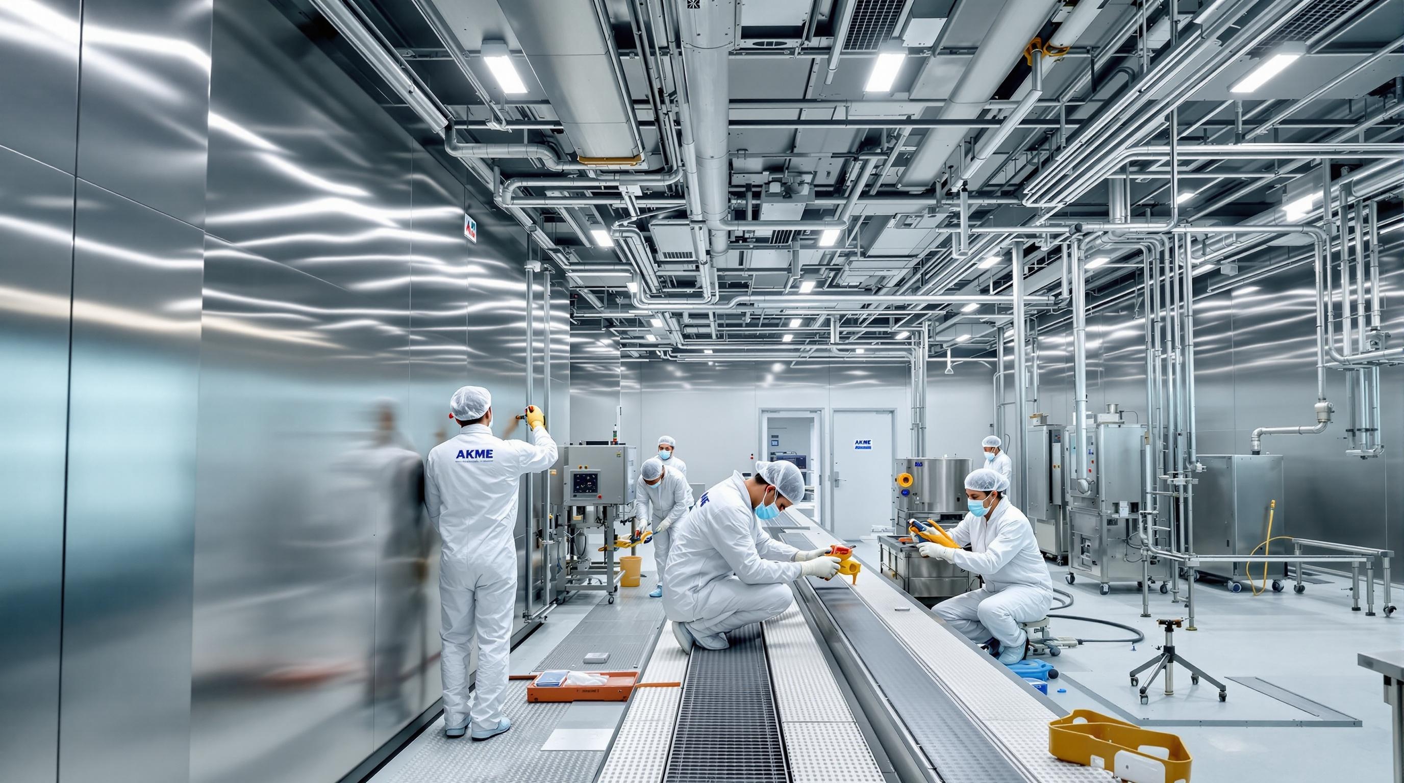 GMP and ISO Standard Cleanroom Construction